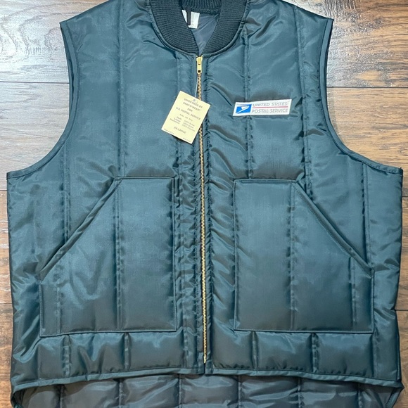Jackets & Coats | Rare Vintage Us Postal Service Zip Front Insulated ...
